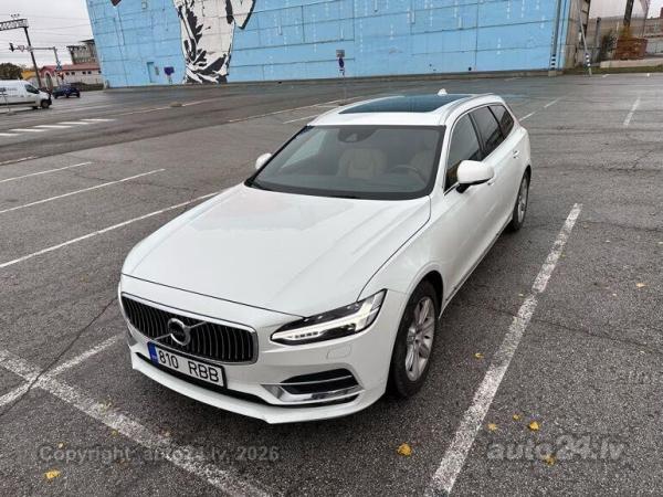 White Volvo V90 2016 in Parnu, with an engine capacity of 2.00 L and mileage of 220 thousand km for 18500 €, photo 1 on AUTOMOTO.COM.LV
