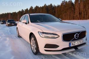 White Volvo V90 2016 in Riga, with an engine capacity of 2.00 L and mileage of 195 thousand km for 15850 €, photo  on AUTOMOTO.COM.LV