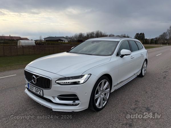 White Volvo V90 2016 in Tallinn, with an engine capacity of 2.00 L and mileage of 253 thousand km for 17990 €, photo 1 on AUTOMOTO.COM.LV