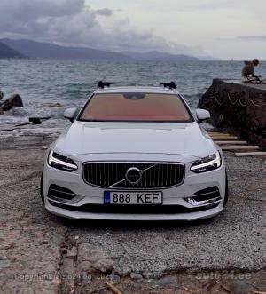 White Volvo V90 2017 in Tallinn, with an engine capacity of 2.00 L and mileage of 119 thousand km for 26500 €, photo  on AUTOMOTO.COM.LV