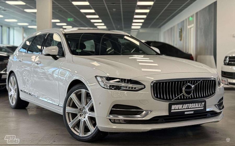 Balts Volvo V90 2017 Klaipėda, ar dzinēja tilpumu 2.00 L un nobraukumu 302 tūkst. km par 16950 €, foto 1 vietnē AUTOMOTO.COM.LV