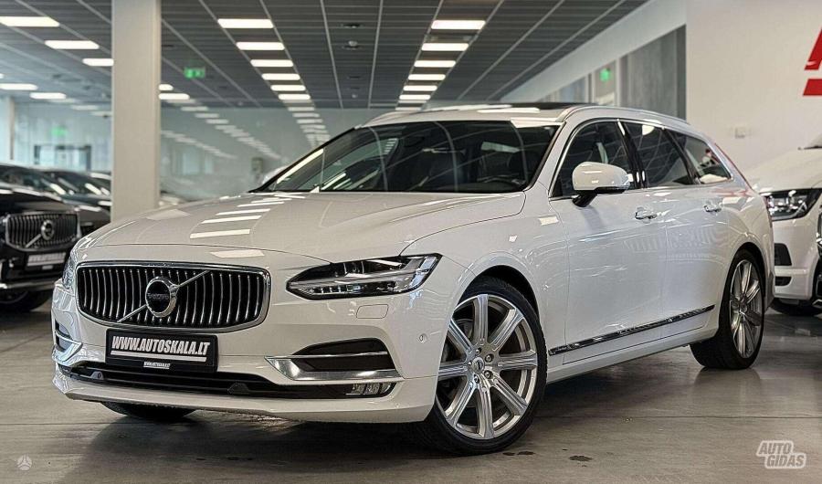 Balts Volvo V90 2017 Klaipėda, ar dzinēja tilpumu 2.00 L un nobraukumu 302 tūkst. km par 16950 €, foto 3 vietnē AUTOMOTO.COM.LV