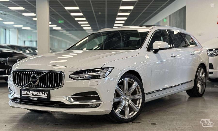 Balts Volvo V90 2017 Klaipėda, ar dzinēja tilpumu 2.00 L un nobraukumu 302 tūkst. km par 16950 €, foto 25 vietnē AUTOMOTO.COM.LV