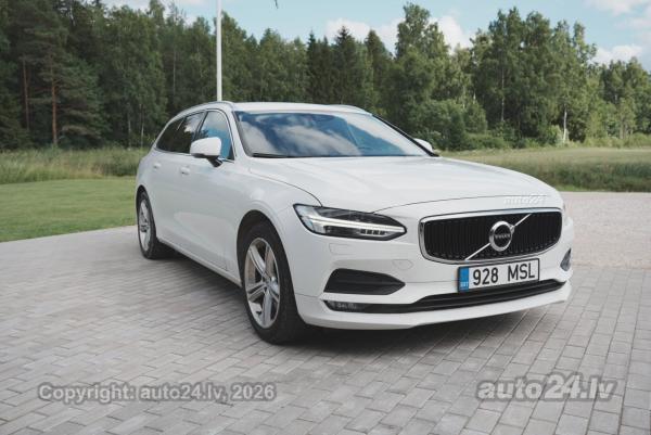 White Volvo V90 2017 in Tallinn, with an engine capacity of 2.00 L and mileage of 326 thousand km for 14500 €, photo 1 on AUTOMOTO.COM.LV