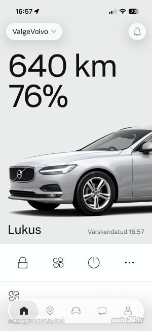 White Volvo V90 2017 in Tallinn, with an engine capacity of 2.00 L and mileage of 326 thousand km for 14500 €, photo 14 on AUTOMOTO.COM.LV