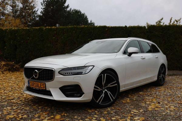 White Volvo V90 2018 in Alytus, with an engine capacity of 2.00 L and mileage of 275 thousand km for 15700 €, photo 1 on AUTOMOTO.COM.LV