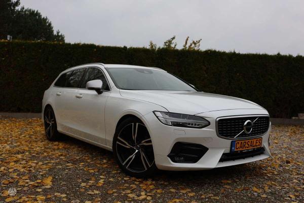 White Volvo V90 2018 in Alytus, with an engine capacity of 2.00 L and mileage of 275 thousand km for 15700 €, photo 2 on AUTOMOTO.COM.LV
