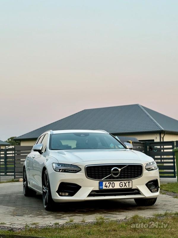 White Volvo V90 2018 in Tartu, with an engine capacity of 2.00 L and mileage of 171 thousand km for 21900 €, photo 6 on AUTOMOTO.COM.LV