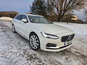 White Volvo V90 2019 in Taurage, with an engine capacity of 1.97 L and mileage of 222 thousand km for 19990 €, photo  on AUTOMOTO.COM.LV