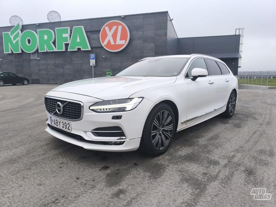Balts Volvo V90 2019 Klaipėda, ar dzinēja tilpumu 2.00 L un nobraukumu 362 tūkst. km par 8800 €, foto 4 vietnē AUTOMOTO.COM.LV