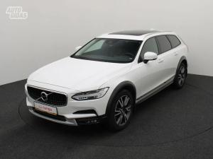 White Volvo V90 2019 in Vilnius, with an engine capacity of 2.00 L and mileage of 269 thousand km for 19799 €, photo  on AUTOMOTO.COM.LV