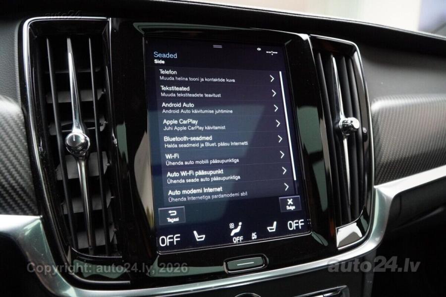 Balts Volvo V90 2019 Tallina, ar dzinēja tilpumu 2.00 L un nobraukumu 94 tūkst. km par 34900 €, foto 22 vietnē AUTOMOTO.COM.LV