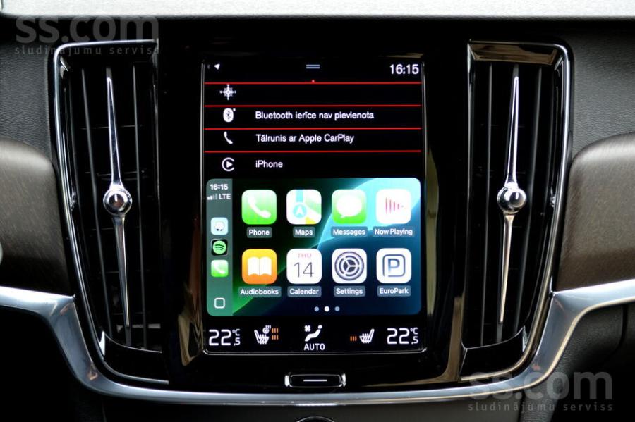 Balts Volvo V90 2020 Tukums, ar dzinēja tilpumu 2.00 L un nobraukumu 247 tūkst. km par 23490 €, foto 17 vietnē AUTOMOTO.COM.LV