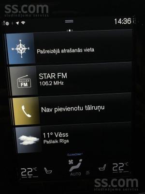 White Volvo V90 2021 in Riga, with an engine capacity of 2.00 L and mileage of 138 thousand km for 25500 €, photo 17 on AUTOMOTO.COM.LV