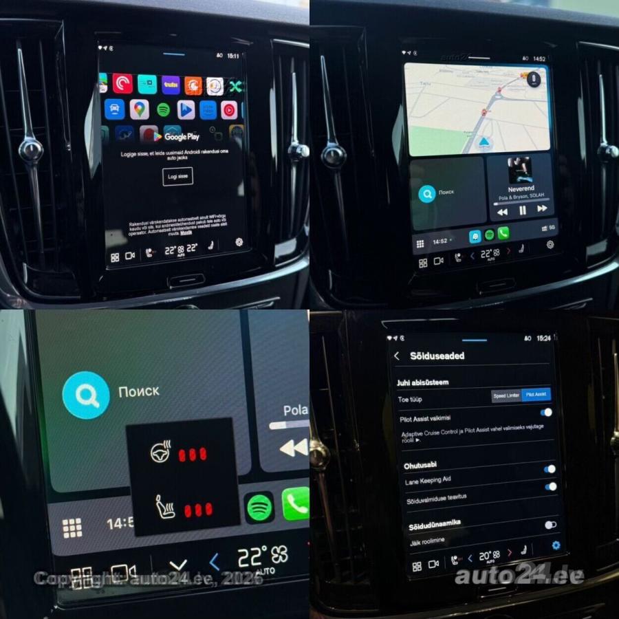 Белый Вольво В90 2022 в Тарту, объемом двигателя 2.00 л и пробегом 264 тыс. км за 18999 €, фото 16 на AUTOMOTO.COM.LV