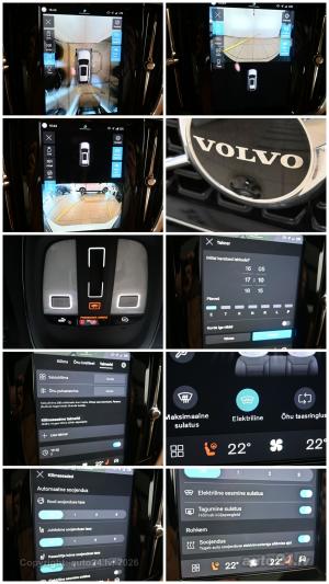 White Volvo V90 2023 in Tallinn, with an engine capacity of 2.00 L and mileage of 54 thousand km for 41990 €, photo 13 on AUTOMOTO.COM.LV