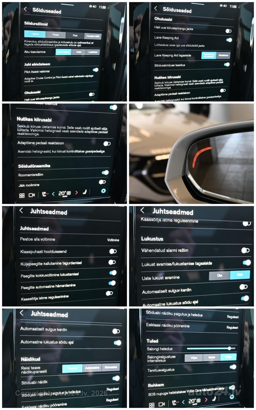 Белый Вольво В90 2025 в Таллин, объемом двигателя 2.00 л и пробегом 27 тыс. км за 54990 €, фото 14 на AUTOMOTO.COM.LV
