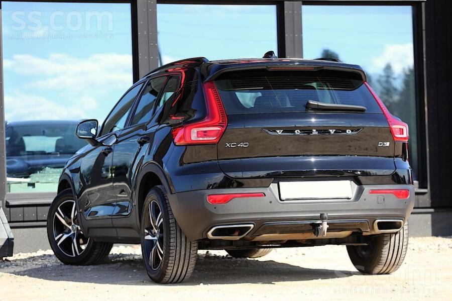 Черный Вольво XC40 2018 в Тукумс, объемом двигателя 2.00 л и пробегом 118 тыс. км за 23490 €, фото 5 на AUTOMOTO.COM.LV