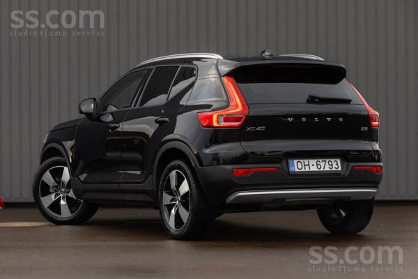 Black Volvo XC40 2019 in Jelgava, with an engine capacity of 2.00 L and mileage of 0 thousand km for 16300 €, photo 5 on AUTOMOTO.COM.LV