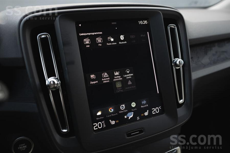 Melns Volvo XC40 2019 Jelgava, ar dzinēja tilpumu 1.50 L un nobraukumu 224 tūkst. km par 18500 €, foto 22 vietnē AUTOMOTO.COM.LV
