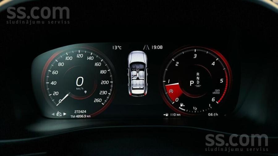 Black Volvo XC40 2019 in Riga, with an engine capacity of 2.00 L and mileage of 272 thousand km for 16000 €, photo 13 on AUTOMOTO.COM.LV