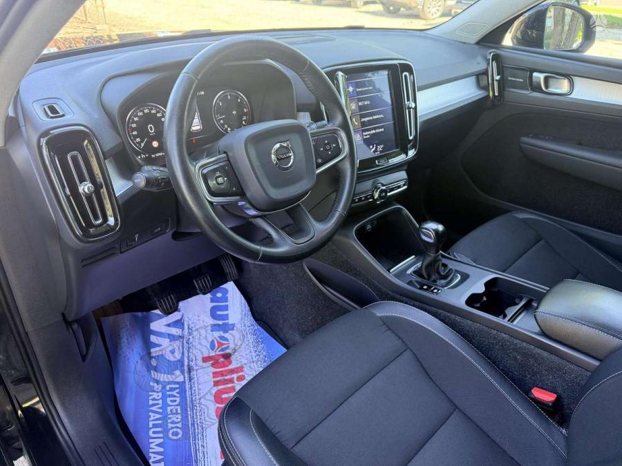 Melns Volvo XC40 2019 Ukmergė, ar dzinēja tilpumu 1.97 L un nobraukumu 300 tūkst. km par 13650 €, foto 9 vietnē AUTOMOTO.COM.LV