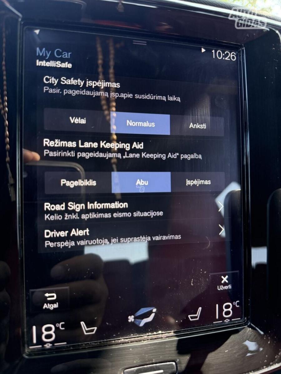 Melns Volvo XC40 2019 Viļņa, ar dzinēja tilpumu 2.00 L un nobraukumu 120 tūkst. km par 22100 €, foto 30 vietnē AUTOMOTO.COM.LV
