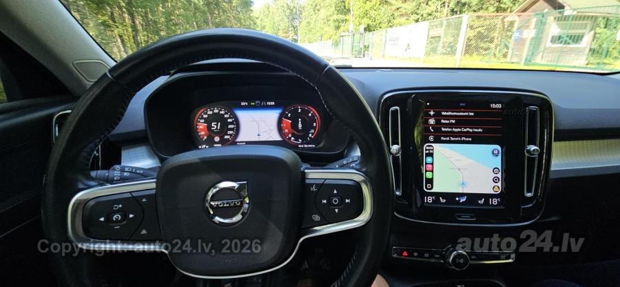 Черный Вольво XC40 2019 в Таллин, объемом двигателя 2.00 л и пробегом 129 тыс. км за 25000 €, фото 13 на AUTOMOTO.COM.LV