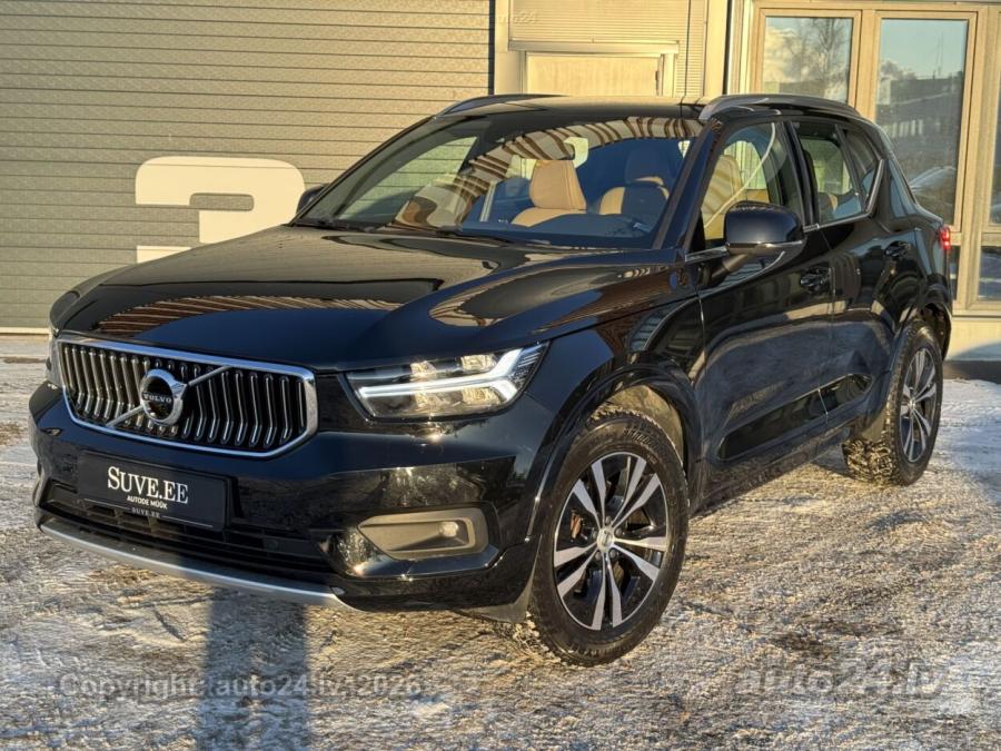 Black Volvo XC40 2020 in Tallinn, with an engine capacity of 2.00 L and mileage of 66 thousand km for 27995 €, photo 2 on AUTOMOTO.COM.LV