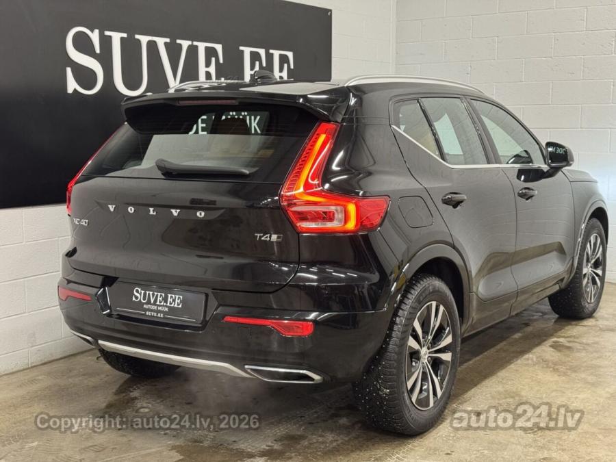 Black Volvo XC40 2020 in Tallinn, with an engine capacity of 2.00 L and mileage of 66 thousand km for 27995 €, photo 5 on AUTOMOTO.COM.LV