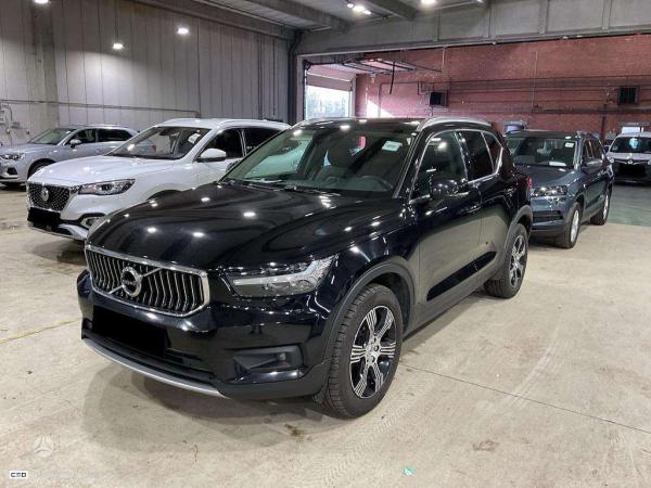 Black Volvo XC40 2021 in Vilnius, with an engine capacity of 1.48 L and mileage of 182 thousand km for 22627 €, photo 1 on AUTOMOTO.COM.LV