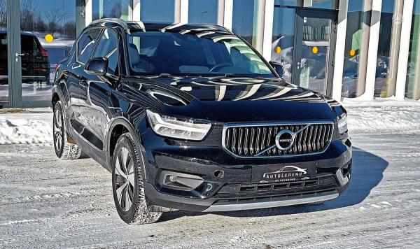 Black Volvo XC40 2021 in Vilnius, with an engine capacity of 1.48 L and mileage of 138 thousand km for 18990 €, photo 3 on AUTOMOTO.COM.LV