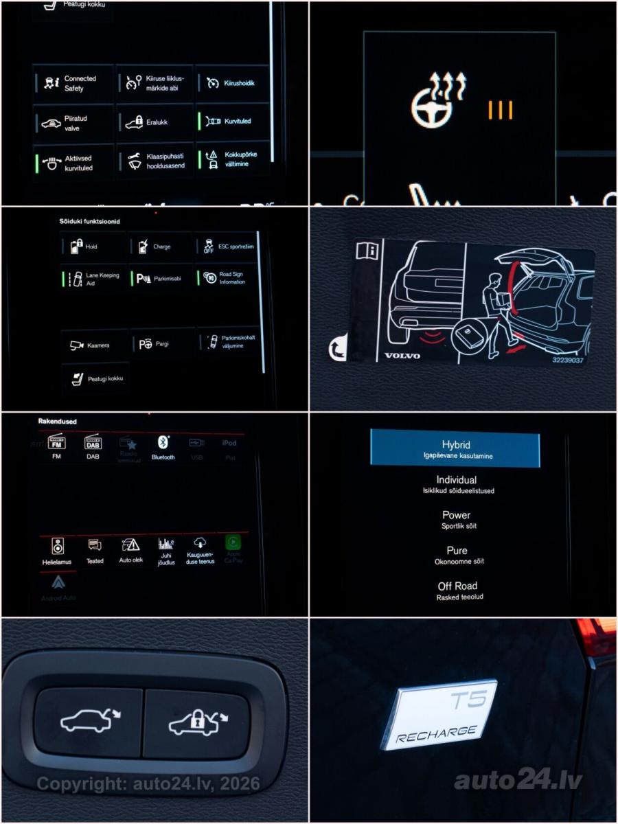 Черный Вольво XC40 2021 в Таллин, объемом двигателя 1.50 л и пробегом 111 тыс. км за 26890 €, фото 14 на AUTOMOTO.COM.LV