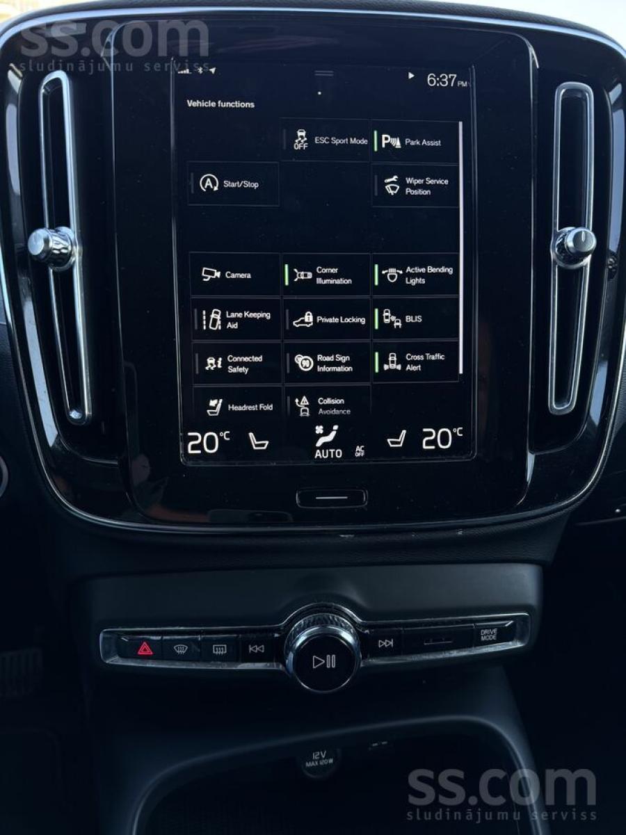 Melns Volvo XC40 2021 Rīga, ar dzinēja tilpumu 2.00 L un nobraukumu 167 tūkst. km par 17900 €, foto 20 vietnē AUTOMOTO.COM.LV
