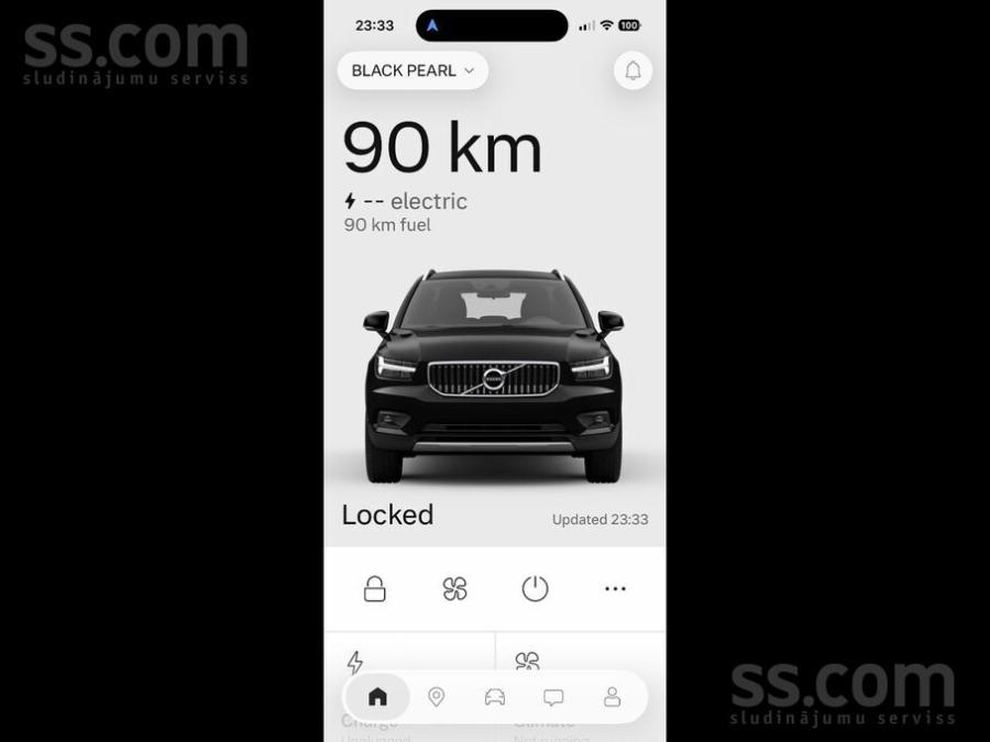 Black Volvo XC40 2021 in Riga, with an engine capacity of 1.50 L and mileage of 83 thousand km for 21600 €, photo 34 on AUTOMOTO.COM.LV