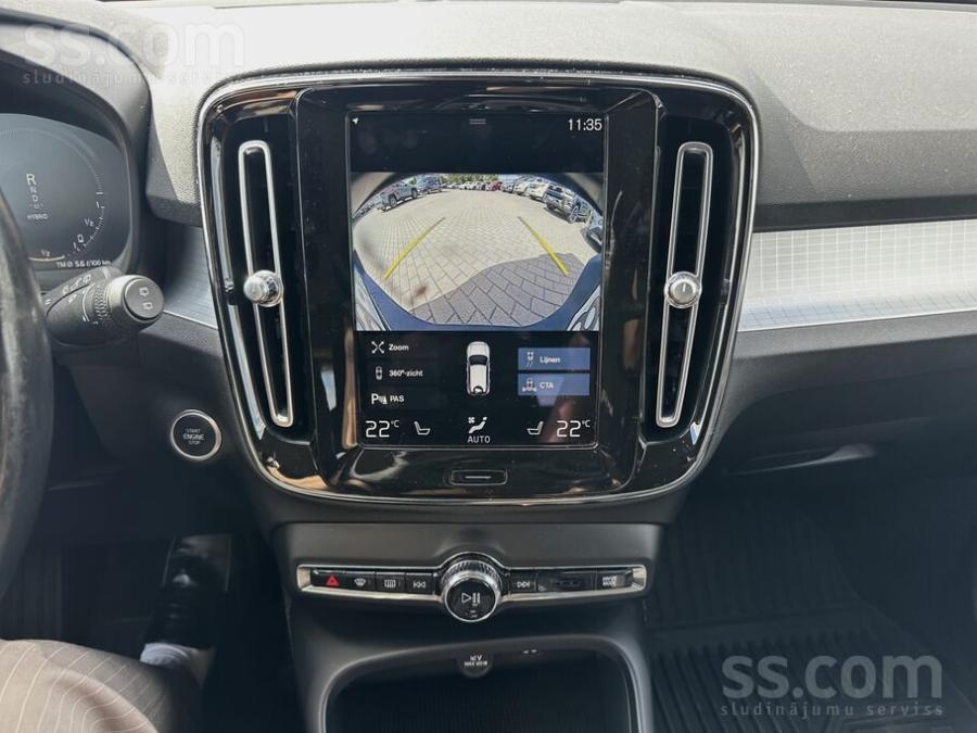 Черный Вольво XC40 2021 в Лиепая, объемом двигателя 1.50 л и пробегом 208 тыс. км за 22900 €, фото 15 на AUTOMOTO.COM.LV