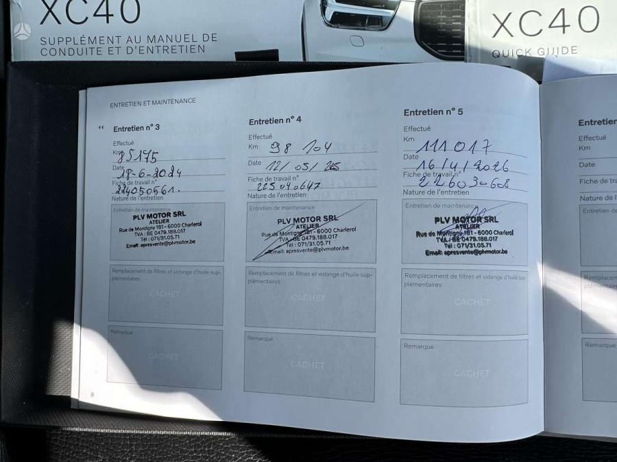 Black Volvo XC40 2021 in Kaunas, with an engine capacity of 1.97 L and mileage of 110 thousand km for 19850 €, photo 32 on AUTOMOTO.COM.LV