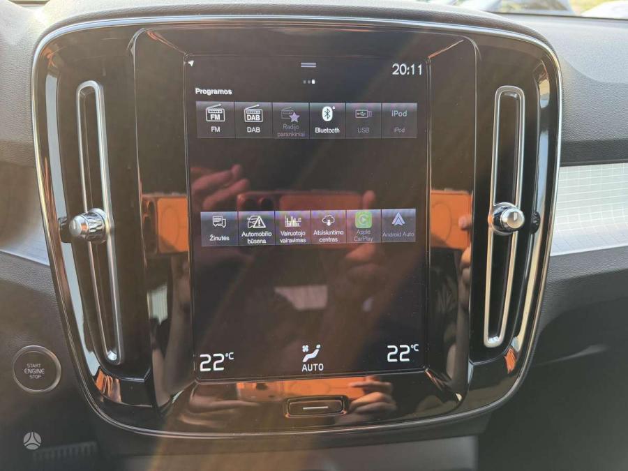 Черный Вольво XC40 2021 в Шяуляй, объемом двигателя 1.48 л и пробегом 189 тыс. км за 18990 €, фото 26 на AUTOMOTO.COM.LV