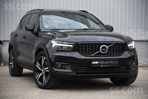 Black Volvo XC40 2021 in Tukums, with an engine capacity of 1.50 L and mileage of 109 thousand km for 21490 €, photo  on AUTOMOTO.COM.LV