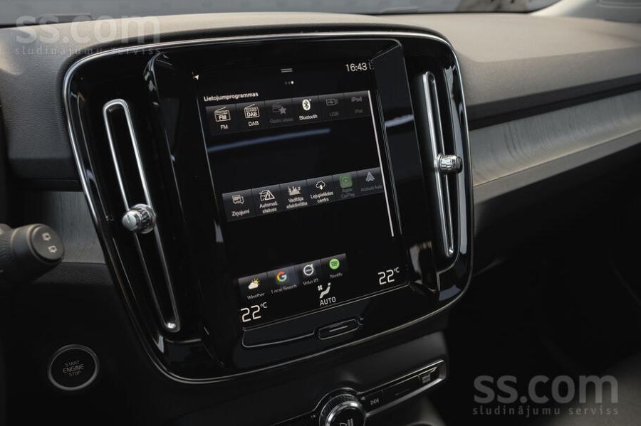 Melns Volvo XC40 2021 Jelgava, ar dzinēja tilpumu 1.50 L un nobraukumu 192 tūkst. km par 19500 €, foto 21 vietnē AUTOMOTO.COM.LV