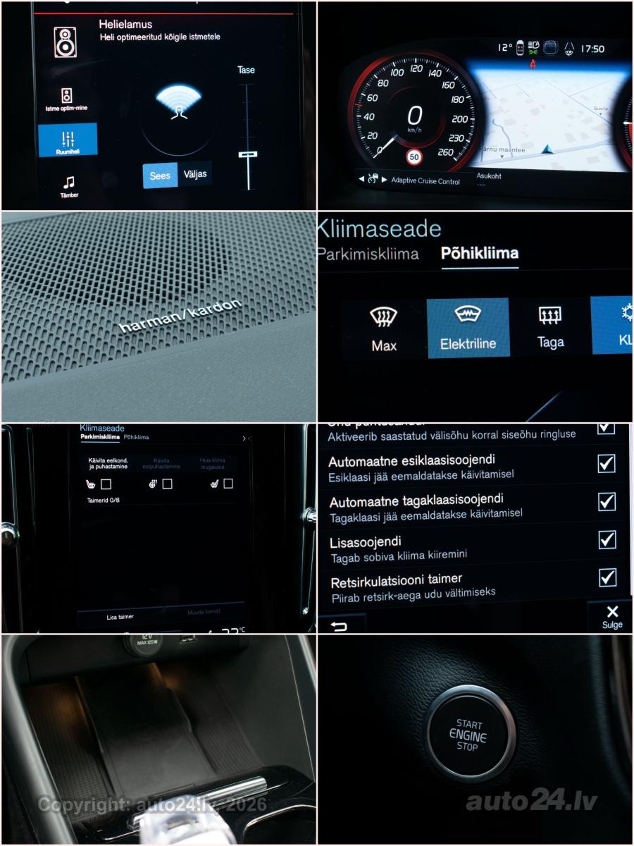 Black Volvo XC40 2022 in Tallinn, with an engine capacity of 1.50 L and mileage of 103 thousand km for 29990 €, photo 15 on AUTOMOTO.COM.LV