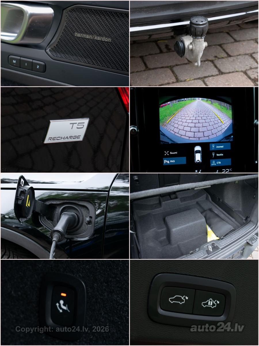 Black Volvo XC40 2022 in Tallinn, with an engine capacity of 1.50 L and mileage of 103 thousand km for 29990 €, photo 17 on AUTOMOTO.COM.LV