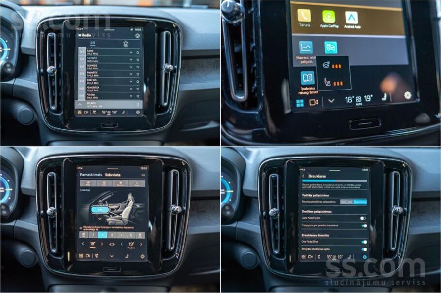 Черный Вольво XC40 2022 в Рига, объемом двигателя 2.00 л и пробегом 63 тыс. км за 26990 €, фото 32 на AUTOMOTO.COM.LV