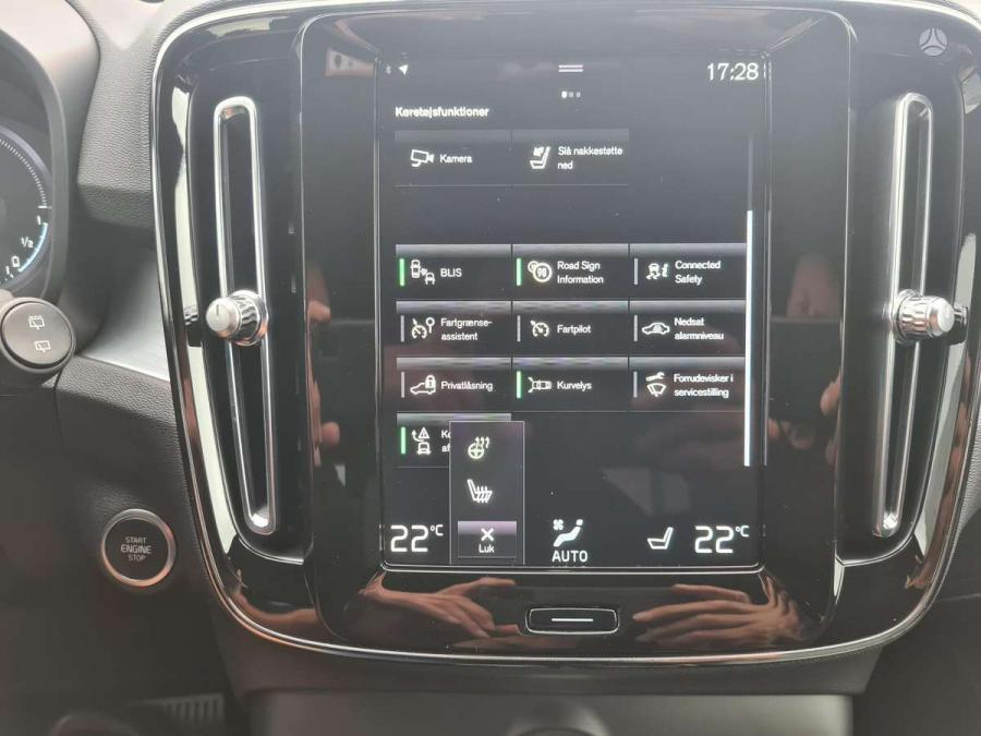 Melns Volvo XC40 2022 Šauļi, ar dzinēja tilpumu 1.48 L un nobraukumu 168 tūkst. km par 23900 €, foto 26 vietnē AUTOMOTO.COM.LV