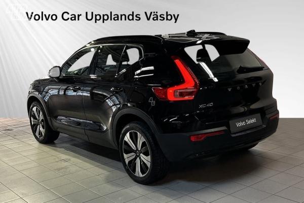 Black Volvo XC40 2023 in Kaunas, with an engine capacity of 0.00 L and mileage of 66 thousand km for 33729 €, photo 5 on AUTOMOTO.COM.LV