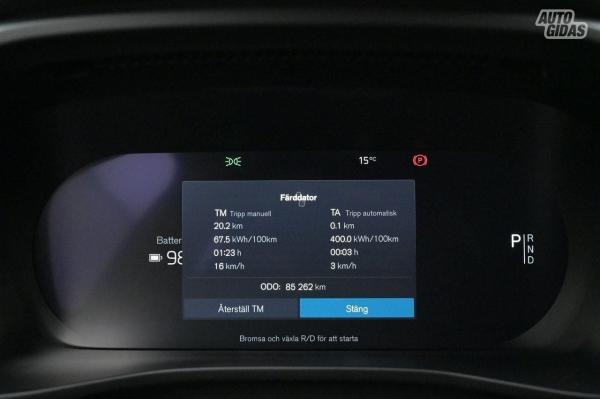 Черный Вольво XC40 2023 в Каунас, объемом двигателя 0.00 л и пробегом 85 тыс. км за 37172 €, фото 8 на AUTOMOTO.COM.LV