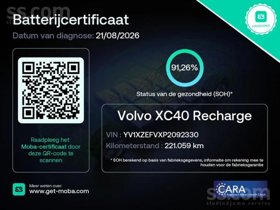 Melns Volvo XC40 2023 Rīga, ar dzinēja tilpumu 2.00 L un nobraukumu 221 tūkst. km par 21500 €, foto 18 vietnē AUTOMOTO.COM.LV