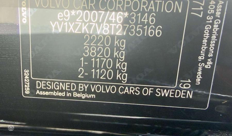 Melns Volvo XC40 2025 Šauļi, ar dzinēja tilpumu 1.97 L un nobraukumu 11 tūkst. km par 21900 €, foto 19 vietnē AUTOMOTO.COM.LV
