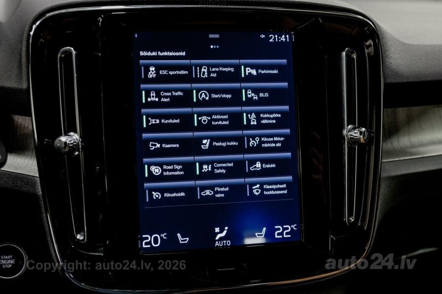 Melns Volvo XC40 2020 Pērnava, ar dzinēja tilpumu 2.00 L un nobraukumu 216 tūkst. km par 18999 €, foto 24 vietnē AUTOMOTO.COM.LV