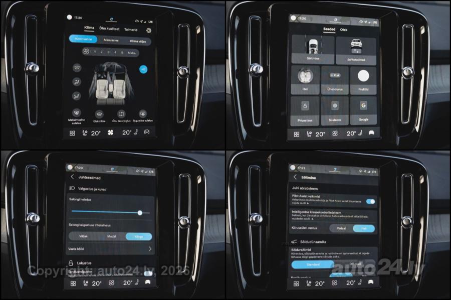 Черный Вольво XC40 2024 в Тарту, объемом двигателя 2.00 л и пробегом 29 тыс. км за 37500 €, фото 20 на AUTOMOTO.COM.LV